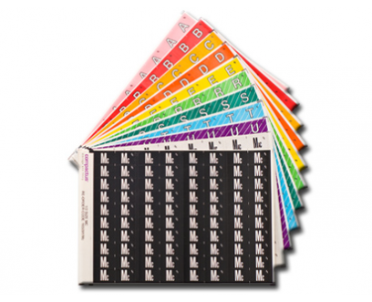 Filing & Storage - Alpha 12mm Side Tab Label A-Z BUNDLE (FOR MEDICAL ...
